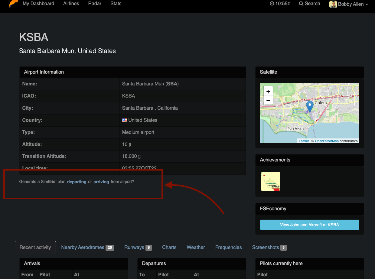 New “SimBrief” integration – FsHub Blog
